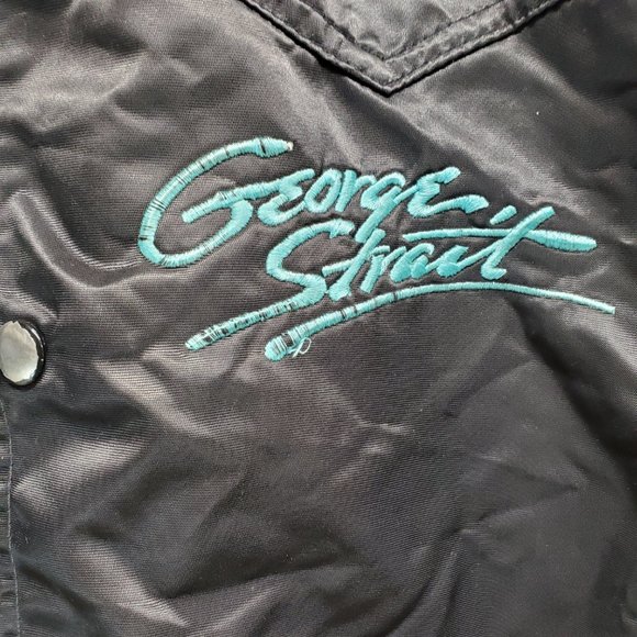 George Strait | Jackets & Coats | Vintage George Strait Men Bomber ...